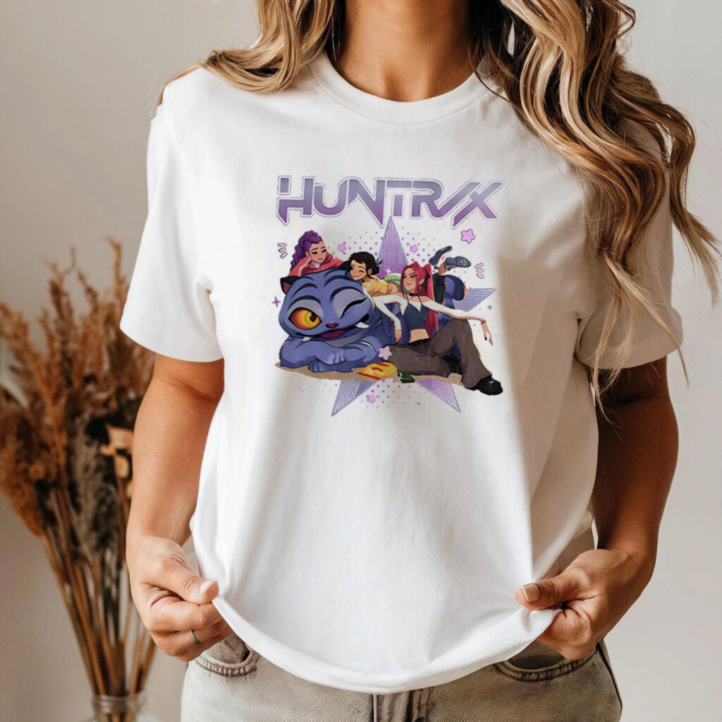 Kpop Demon Hunters Huntrix And Durpy T-shirt - Wear Your Personality